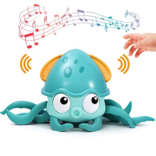Crawling Octopus Toy with Music and LED Light Up,Electric Dancing ...