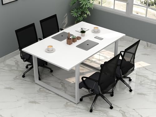 RIGID Conference table - Office Table Organiser with Metal Base and ...