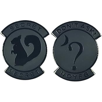Amazon.com: USAF Don't Ask Secret Squirrel NOYFB Challenge Coin: Toys ...