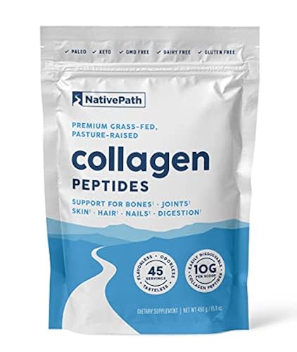 NativePath Collagen Peptides Protein - Hydrolyzed Type 1 & 3 Collagen ...
