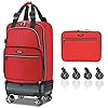 VERAGE Expandable Foldable Luggage Bag Collapsible Suitcases Rolling Travel Duffel Bag ...