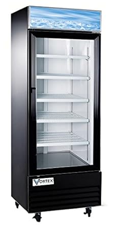 Amazon.com: Vortex Refrigeration Commercial 1 Glass Door, Black ...