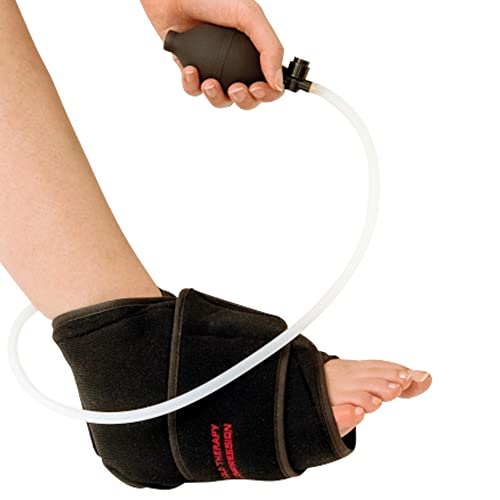 O2 Ice Cold Therapy and Air Compression for Ankle support, Ankle Brace ...