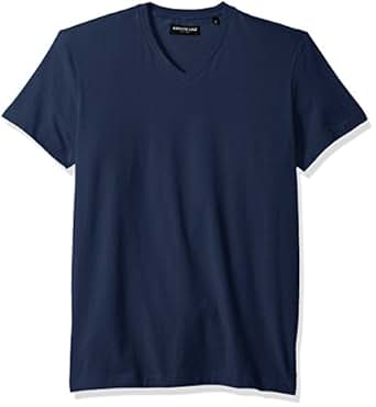 Kenneth Cole New York Men's Cotton Spandex V-Neck T-Shirt | Amazon.com