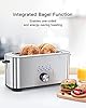 Famiworths 4 Slice Toaster, Extra Wide Long Slot Stainless Steel ...