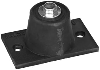 Mason ND-B-Green Neoprene Double Deflection Floor Mount Vibration Isolator, 3/8"-16 x 1" Thread ...