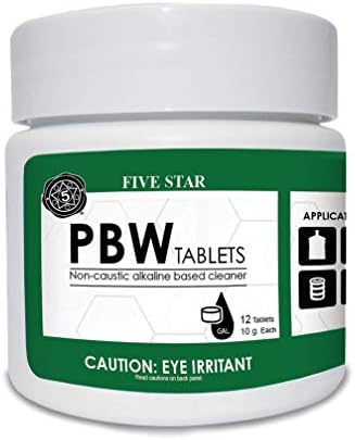 Five Star PBW Tablets - 10 g(1 Tablet Per 1 Gallon of Water) 12ct ...