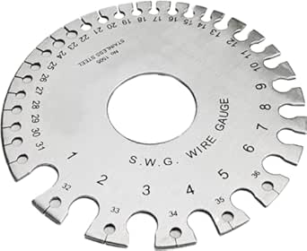 Hope Kart Kristeel SWG Standard Wire Gauge Plate Meter Measuring Tool ...