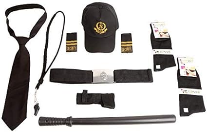 UNIFORMIC® Security Guard Accessories Full Set (Black): Amazon.in ...