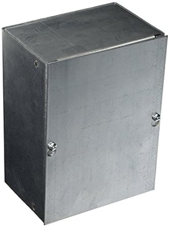 Hoffman ASG8X6X4NK Pull Box, Screw Cover, Galvanized, 8" x 6" x 4 ...