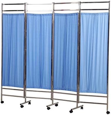 Hospital Folding Screen with Removable Medical Privacy Screen Suitable ...