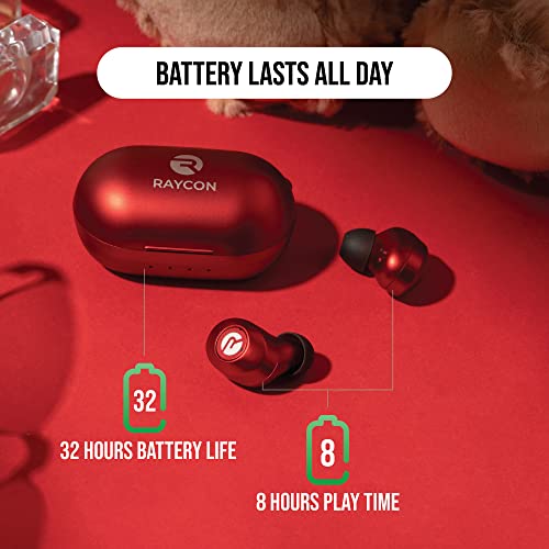 Raycon The Everyday Bluetooth Wireless Earbuds with Microphone- Stereo ...