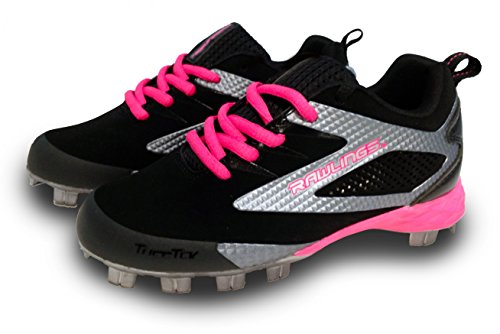 Rawlings Misses Capture Low Youth TPU Girl’s Baseball Softball Cleats ...