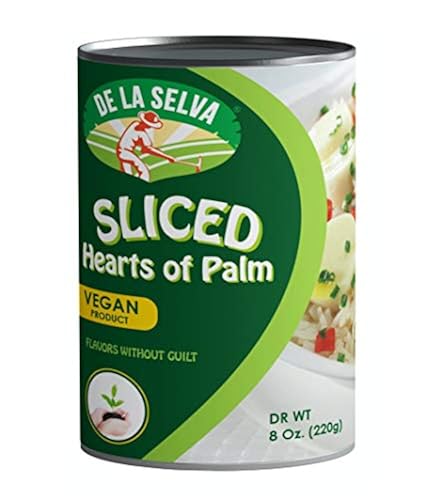 De la Selva Sliced Hearts of Palm, 14 Ounces, Gluten-Free, Keto, Paleo ...