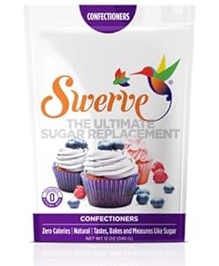 Amazon.com : Swerve Sweetener, Confectioners, 12 oz bag (Pack of 3 ...
