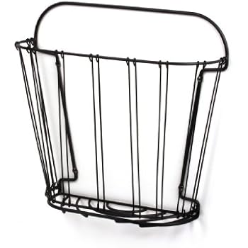 Amazon.com: Spectrum Diversified Double Wire Wall-Mount Magazine Rack ...