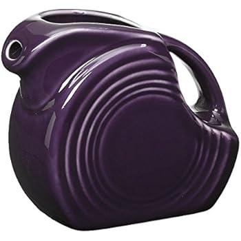Amazon.com | Fiesta 67-1/4-Ounce Large Disk Pitcher, Plum: Fiesta ...