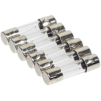 Pack of 5, Axial T4AL250V, T4A 250V, T4L250V Cartridge Glass Fuses ...