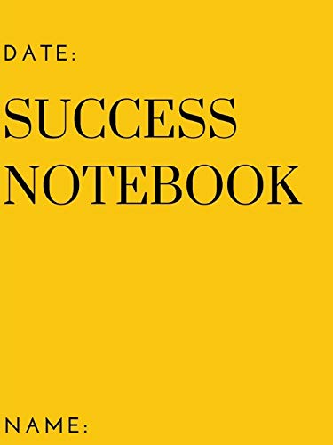 My Success Notebook: McCoy, Alexius: 9781387072170: Amazon.com: Books