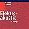 Elektroakustik (Springer-Lehrbuch): Amazon.de: Manfred Zollner ...