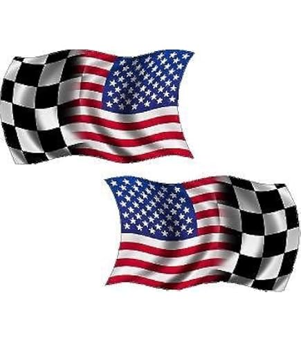 Nascar Checkered Flag Sticker