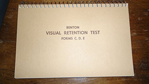 Visual Retention Test: Forms C, D, E: Benton: Amazon.com: Books