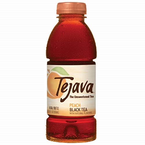 Tejava Original Unsweetened Black Tea Peach Flavor Pet Bottles, Award ...