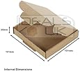 50 x Royal Mail Mini Large Letter Cardboard Postal Mailing PiP Boxes ...