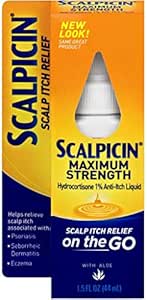 Amazon.com : Scalpicin Max Strength Scalp Itch Treatment, 1.5 Ounce ...