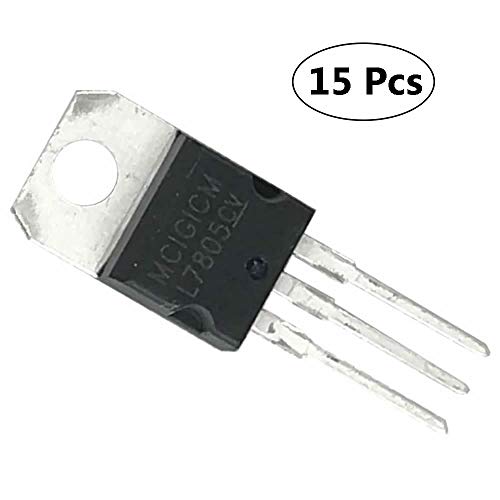 (15 Pieces) Mcigicm Ic 7805 Voltage Regulator, L7805 Linear Positive ...