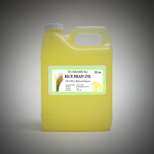 Rice Bran OIL Organic 100% Pure Cold Pressed 32 Oz / 1 Quart price in ...