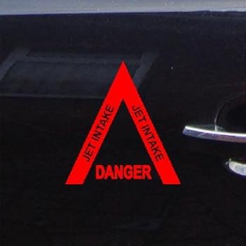 Amazon.com: DANGER JET INTAKE US Navy USAF Aircraft 2" (50mm) Vinyl ...