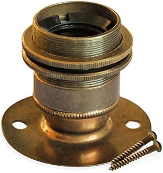 Lamps and Lights Batten Lamp Holder – Edison Screw – E27 – Antique ...