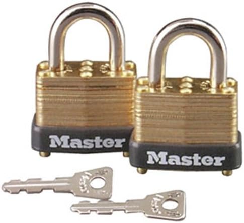 Master Lock 12T Laminated Brass Locks, 2-Pack - Padlocks - Amazon.com