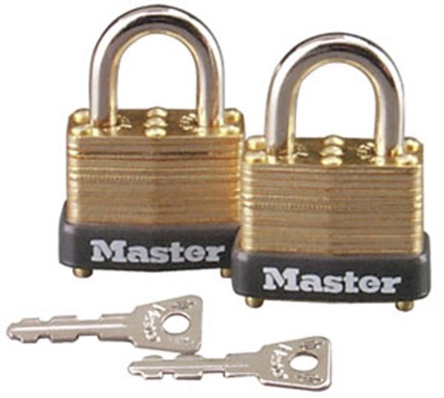 Master Lock 12T Laminated Brass Locks, 2-Pack | Amazon price tracker ...