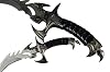 MOON KNIVES 2pc FANTASY CLAW Fixed Blade KNIFE TWIN DAGGER Set Draco w ...