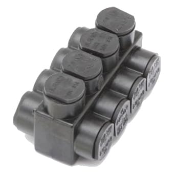 Burndy BIBD2/04MT Unitap Multi Port Double-Sided, 4 Ports, 14-2/0 AWG ...