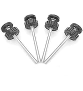 Amazon.com: 4 Pack 8MM Baby Gate Threaded Spindle Rod, Replacement ...