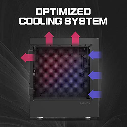 Zalman T7 ATX Mid Tower Premium Computer PC Case con dos (2 ...