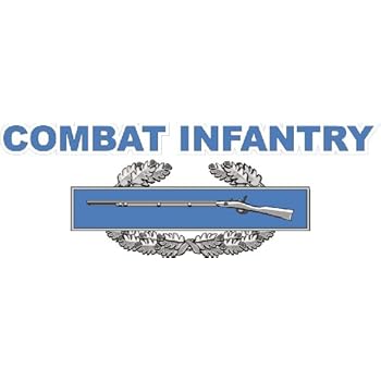 Amazon.com: US Army 5.5" Combat Infantry Badge and Text CIB Decal ...