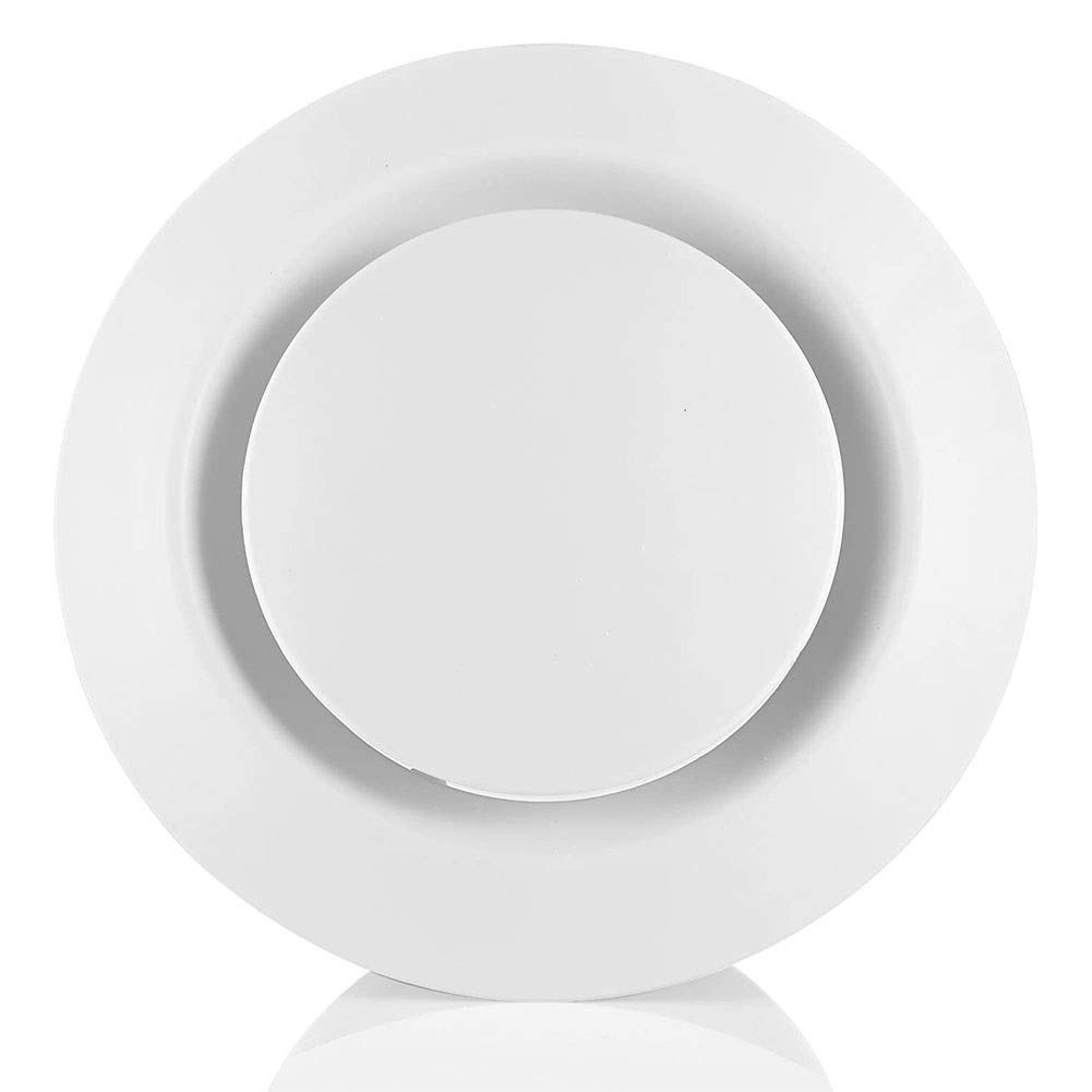 Buy Vent Fan Exhaust Blower 4 Inch ABS Round Soffit Air Vent Adjustable ...