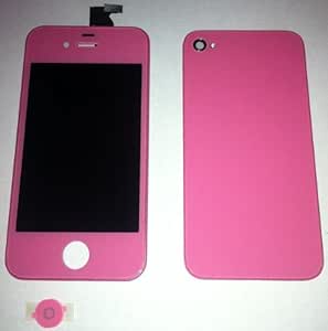 Amazon.com: Replacement Assembly Kit for Apple iPhone 4 pink