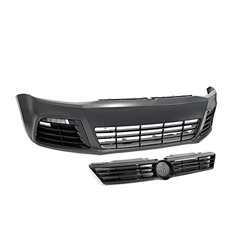 Buy VW Jetta 11-17 MK6 VI R Style Front Bumper Cover LED Fog DRL Grille ...