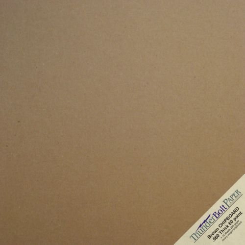 Buy 6 Sheets Brown/Gray Chipboard 60 Point Extra Thick 12" X 12" (12X12 ...