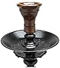 KHALIL MAMOON Black Shareef 34” Complete Hookah Set: Single Hose Shisha ...