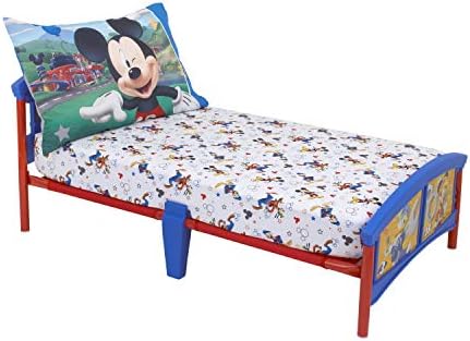 Disney Mickey Mouse Having Fun Super Soft 2 Piece Toddler Sheet Set ...