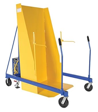 Vestil TCD-U-60-AC Universal AC Trash Can Dumper, Steel, 60-3/16 ...