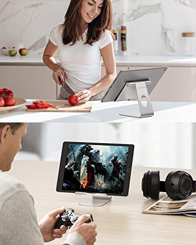 OMOTON Tablet Stand Holder Adjustable, T1 Desktop Aluminum Tablet Dock ...