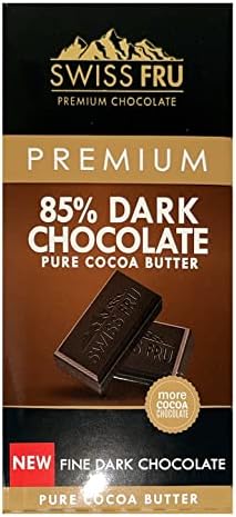 SWISS FRU PREMIUM 85% DARK CHOCOLATE80 G price in Egypt | Amazon Egypt ...