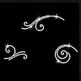 Amazon.com: Starburst Clear Border Iron On Rhinestone Crystal T-Shirt Transfer by JCS Rhinestones